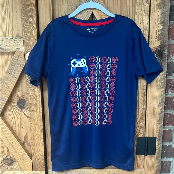 bcg | Shirts & Tops | Bcg Kids Dark Blue Sports Graphic Tee | Poshmark